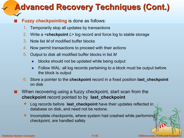 17. Recovery System in DBMS | PPT