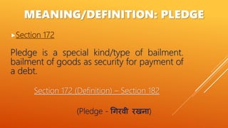Pledge (Chapter 17) - Business Law | PPT