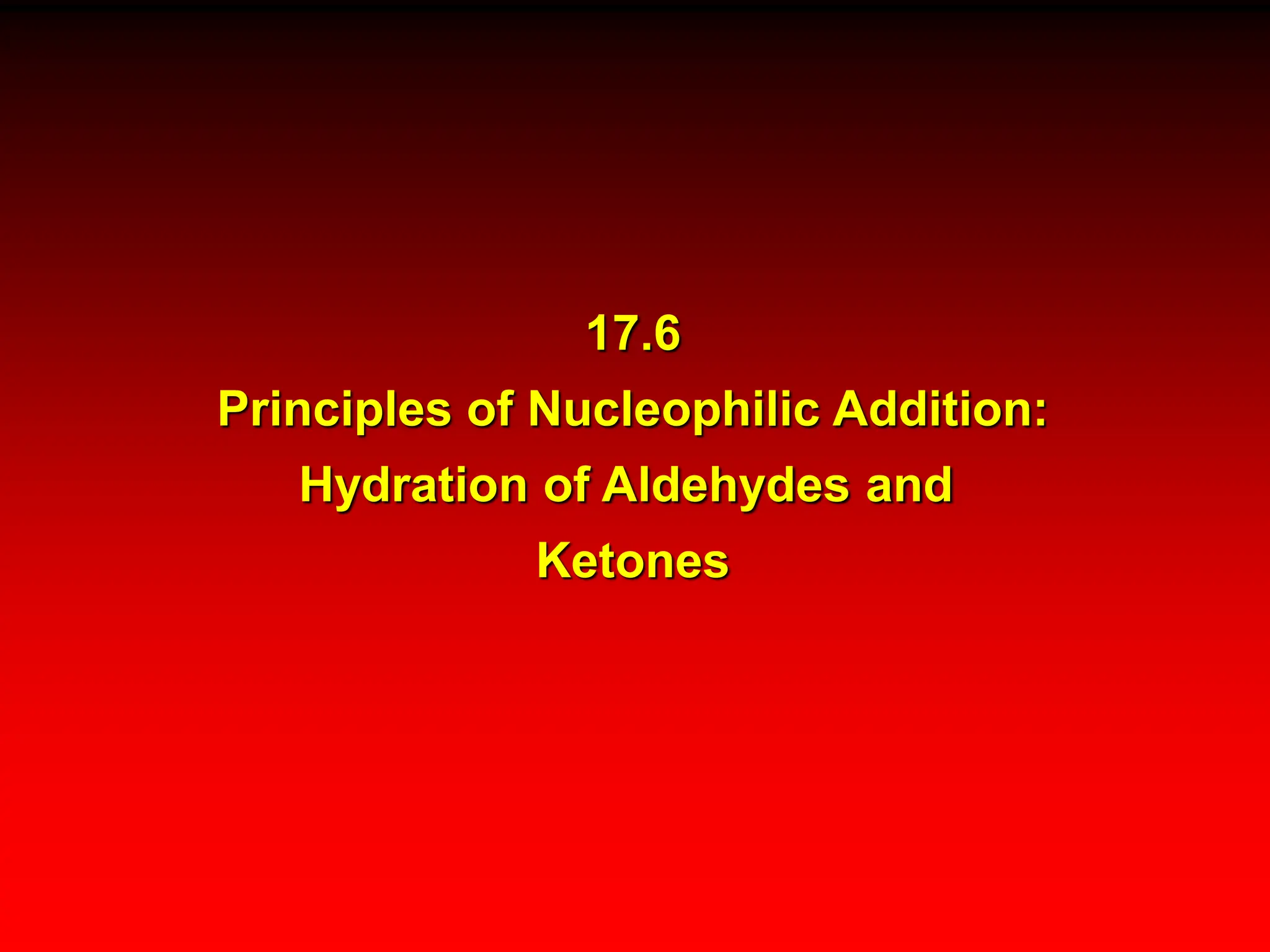Organic chemistry ppts Reactions of aldehydes and ketones | PPT