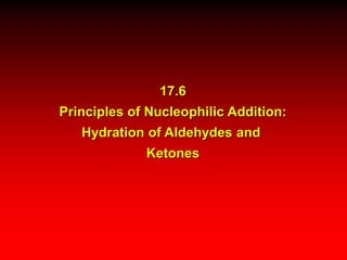 Organic chemistry ppts Reactions of aldehydes and ketones | PPT