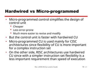 Micro-instruction sequencing is the method of determining the flow of ...
