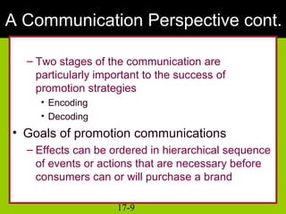 Ch 17 consumer behavior and promotion strategy | PPT
