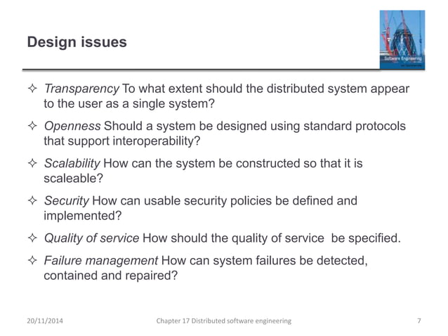 Ch17 distributed software engineering | PPTX | Computer Networking | Computing