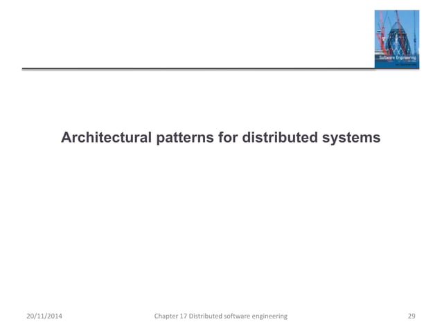 Ch17 - Distributed Software Engineering | PPTX