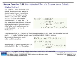 AP Chemistry Chapter 17 Sample Exercises | PPT