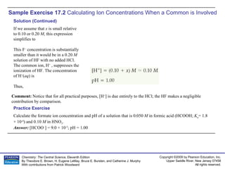 AP Chemistry Chapter 17 Sample Exercises | PPT