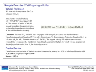 AP Chemistry Chapter 17 Sample Exercises | PPT