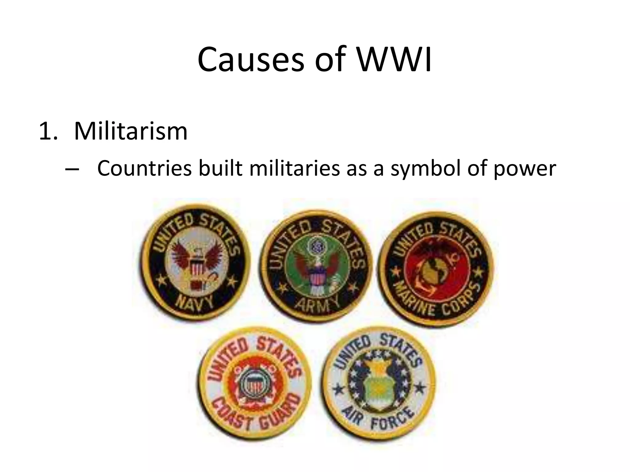 Ch 17 Sec 1 World War I | PPT