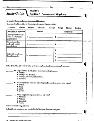 Ch+17+study+guides+with+key | PDF