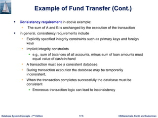 ch17_Transaction management in Database Management System | PPTX | Databases | Computer Software ...