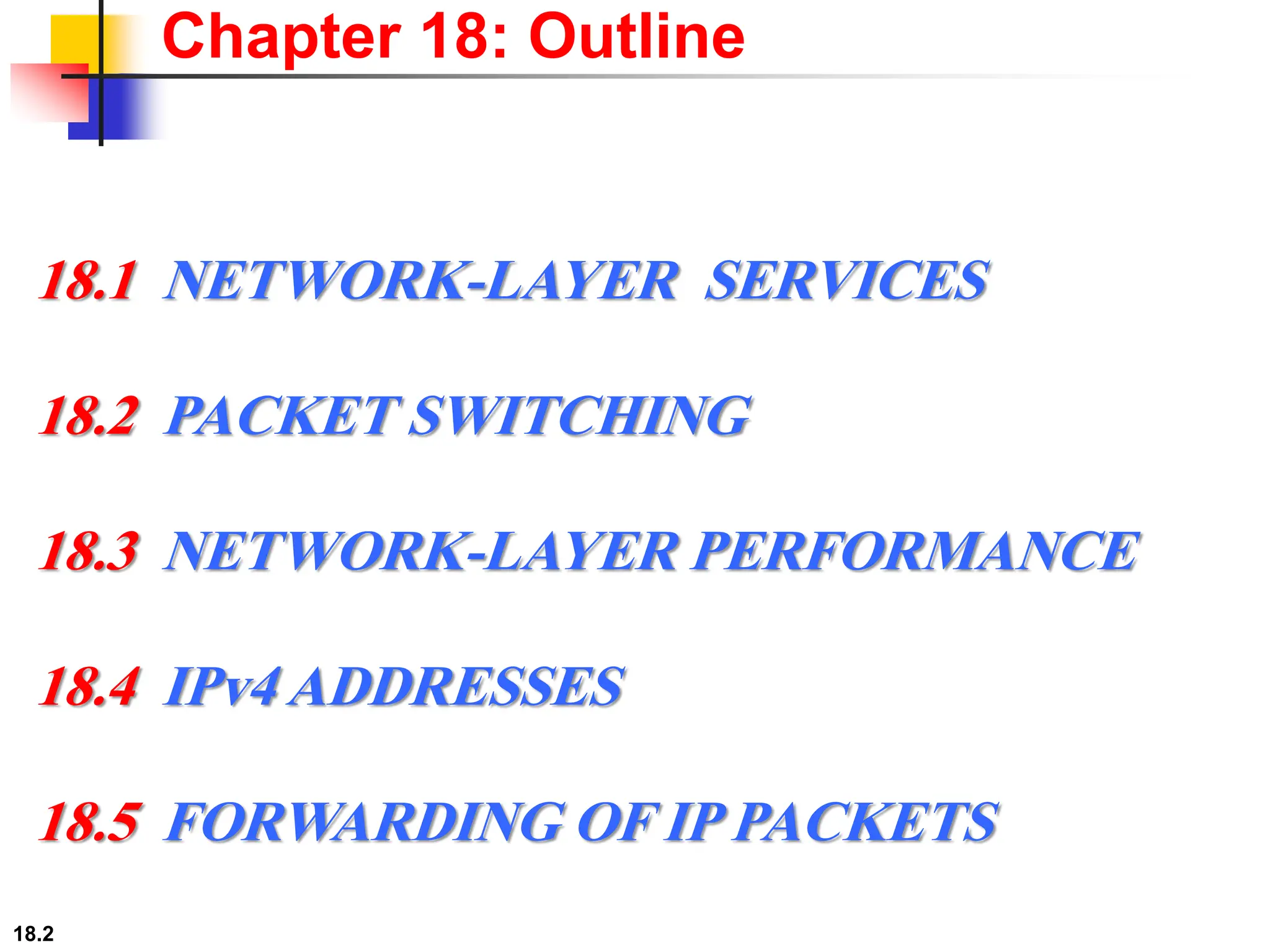 Chapter18 Introduction To Network Layer Pdf Computer Networking Computing