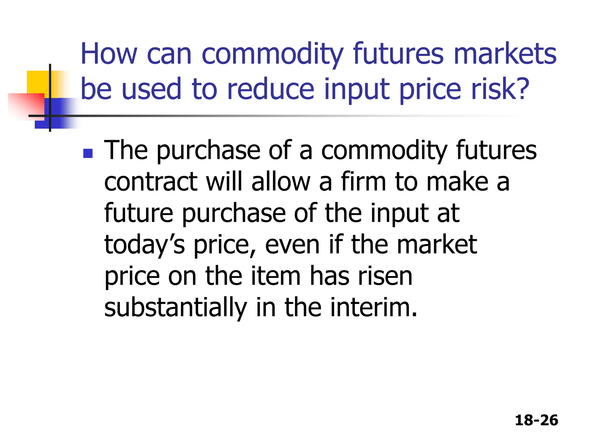 Chapter 18, Derivative and Risk Management | PPT