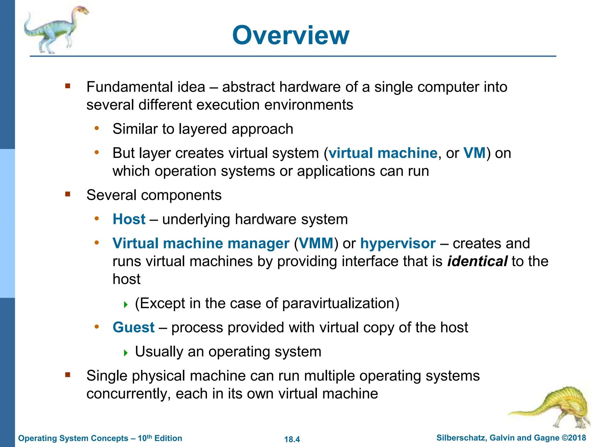 Operating System---18 (Virtual Machines) | PPTX