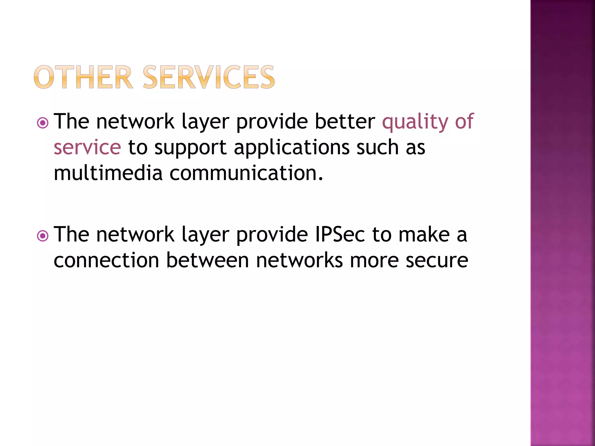 Ch 18 intro to network layer - section 1 | PPTX