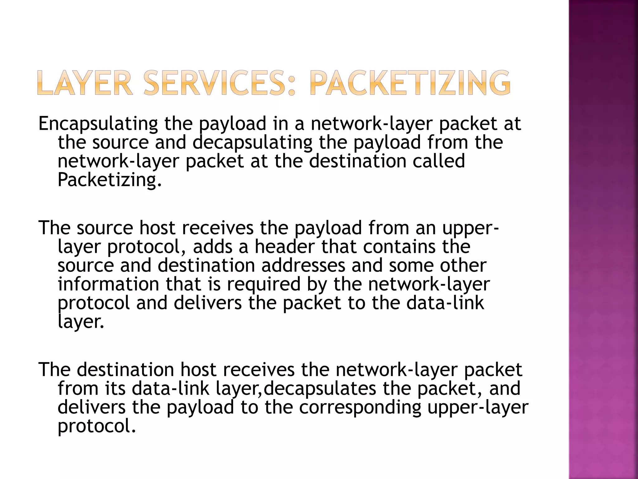 Ch 18 intro to network layer - section 1 | PPTX