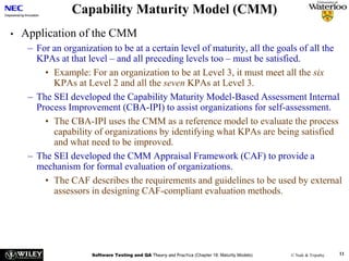 Ch18-MaturityModelsin software engineering.ppt