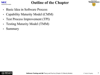 Ch18-MaturityModelsin software engineering.ppt