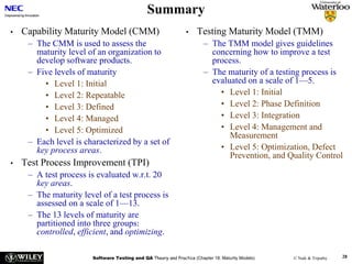 Ch18-MaturityModelsin software engineering.ppt