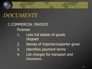 ch18 Methods of payment in international Trade | PPT