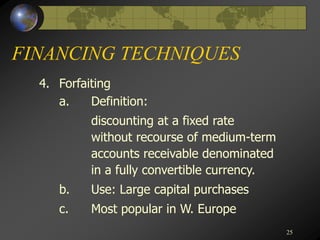 ch18 Methods of payment in international Trade | PPT