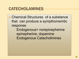 Ch 18 autonomic nervous system agents pharm | PPTX | Heart and ...