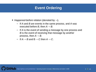 Operating System : Ch18 distributed coordination | PPT | Free Download