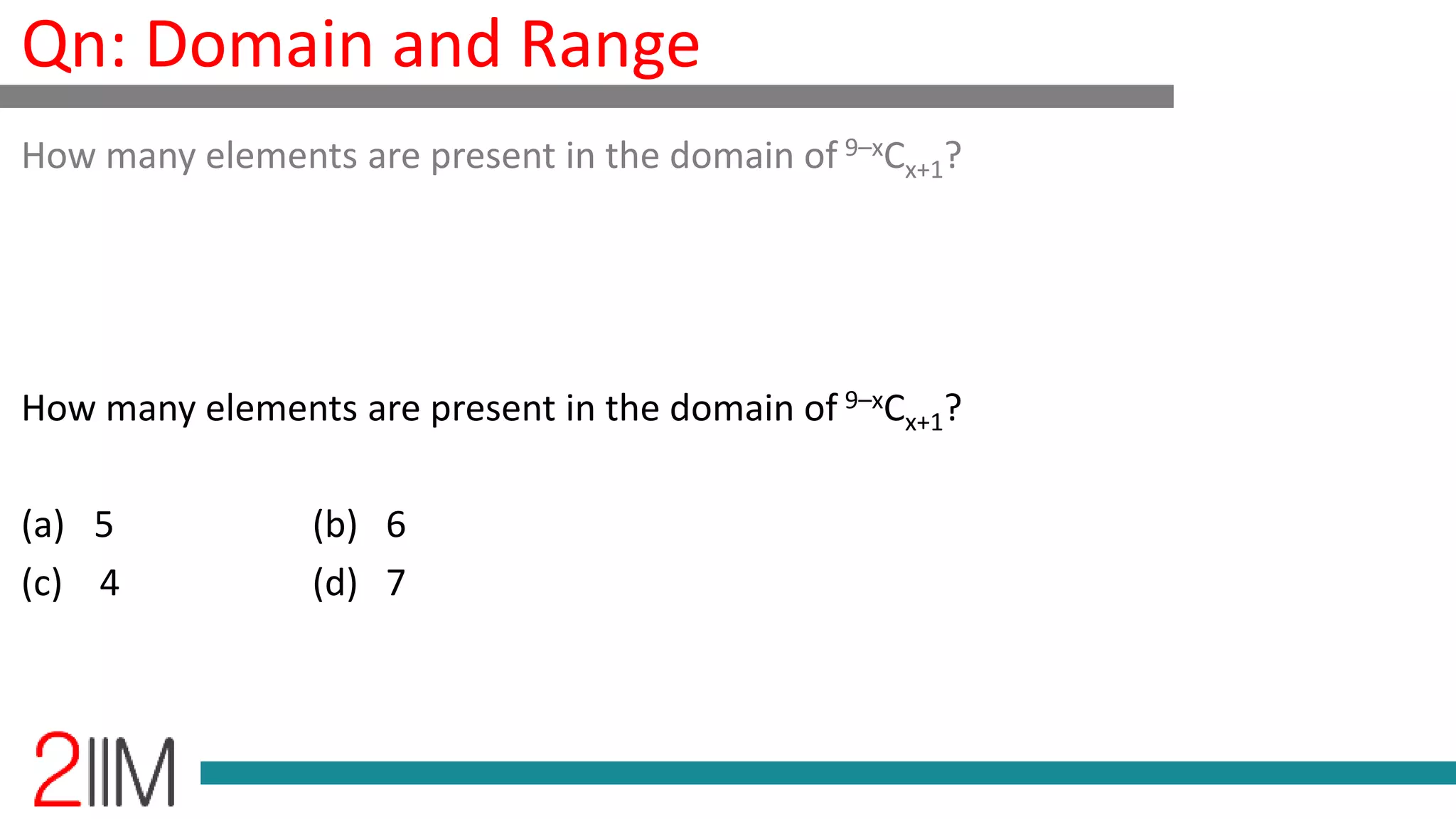 Functions - Domain and Range | PPTX