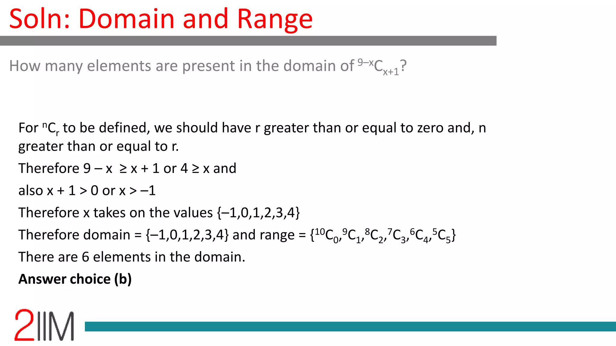 Functions - Domain and Range | PPTX