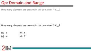 Functions - Domain and Range | PPTX