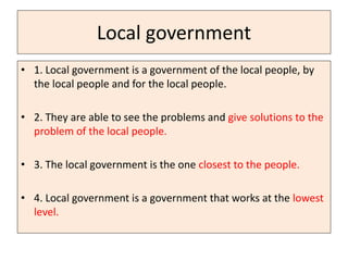 NIOS Std X, Social Science Ch 18 local government and field ...