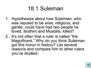 Ch 18 Muslim Expansion Slides | PPT