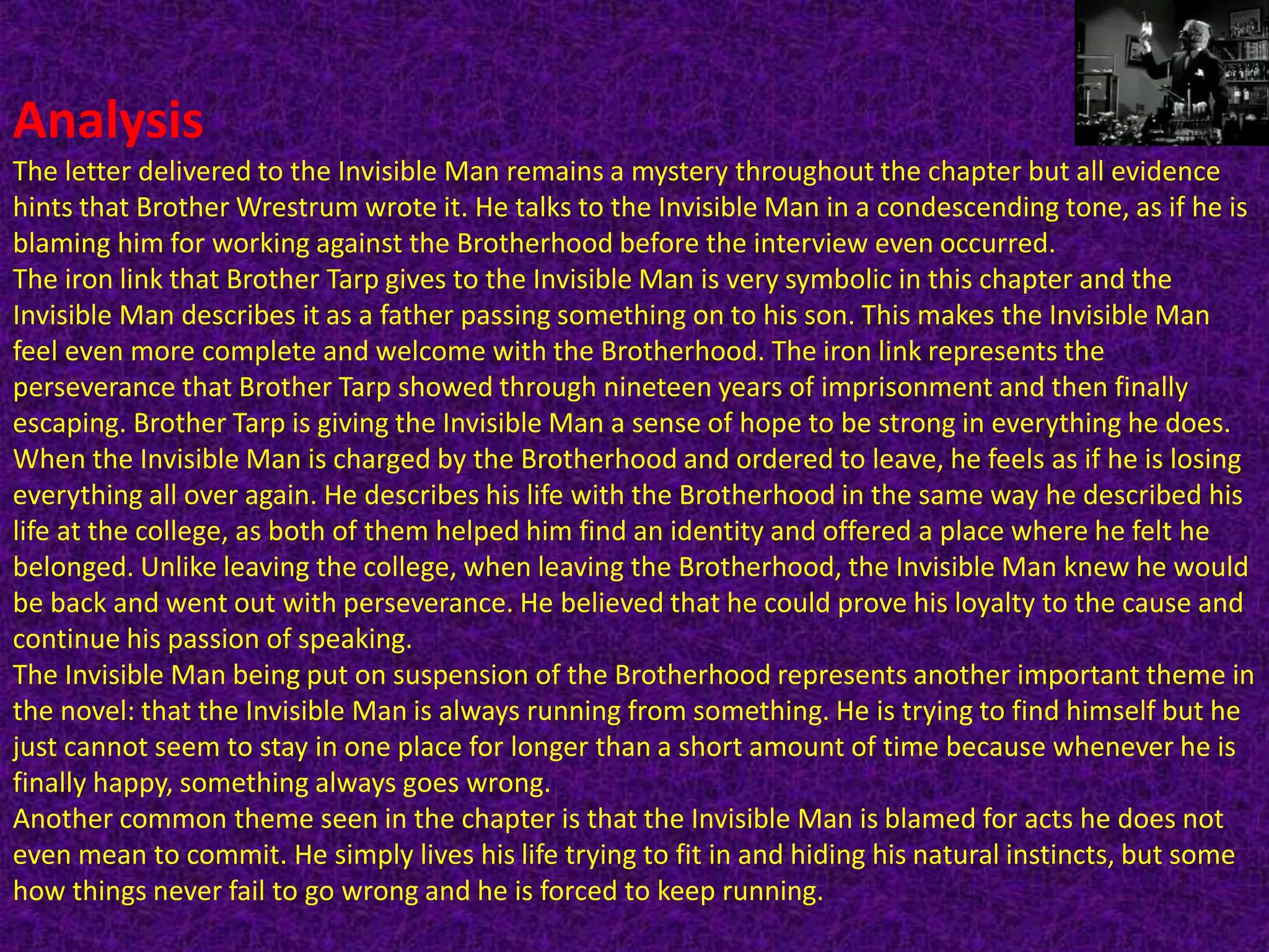 Ch 18 ppt of invisible man | PPT