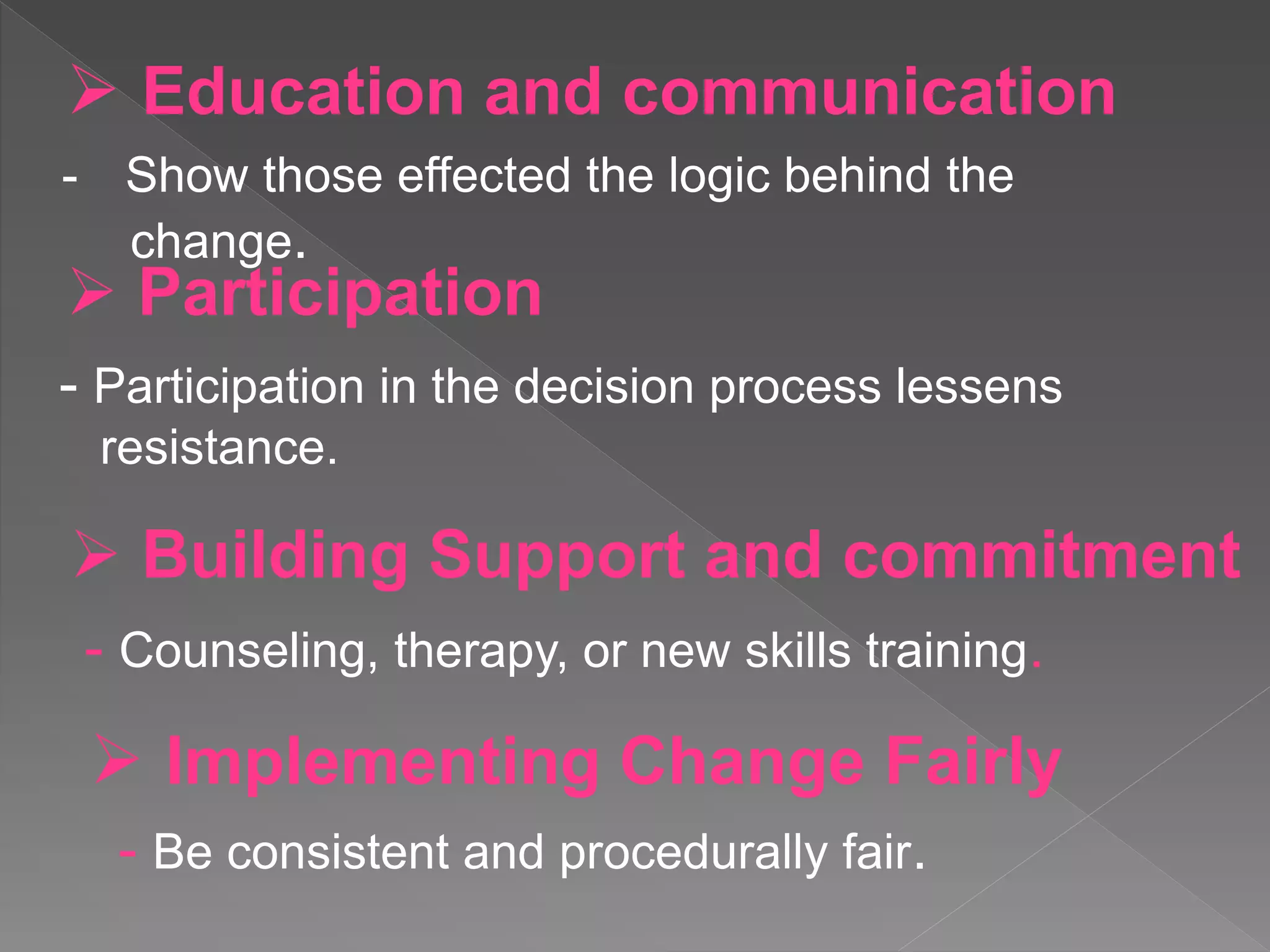 organizational change and stress management | PPTX