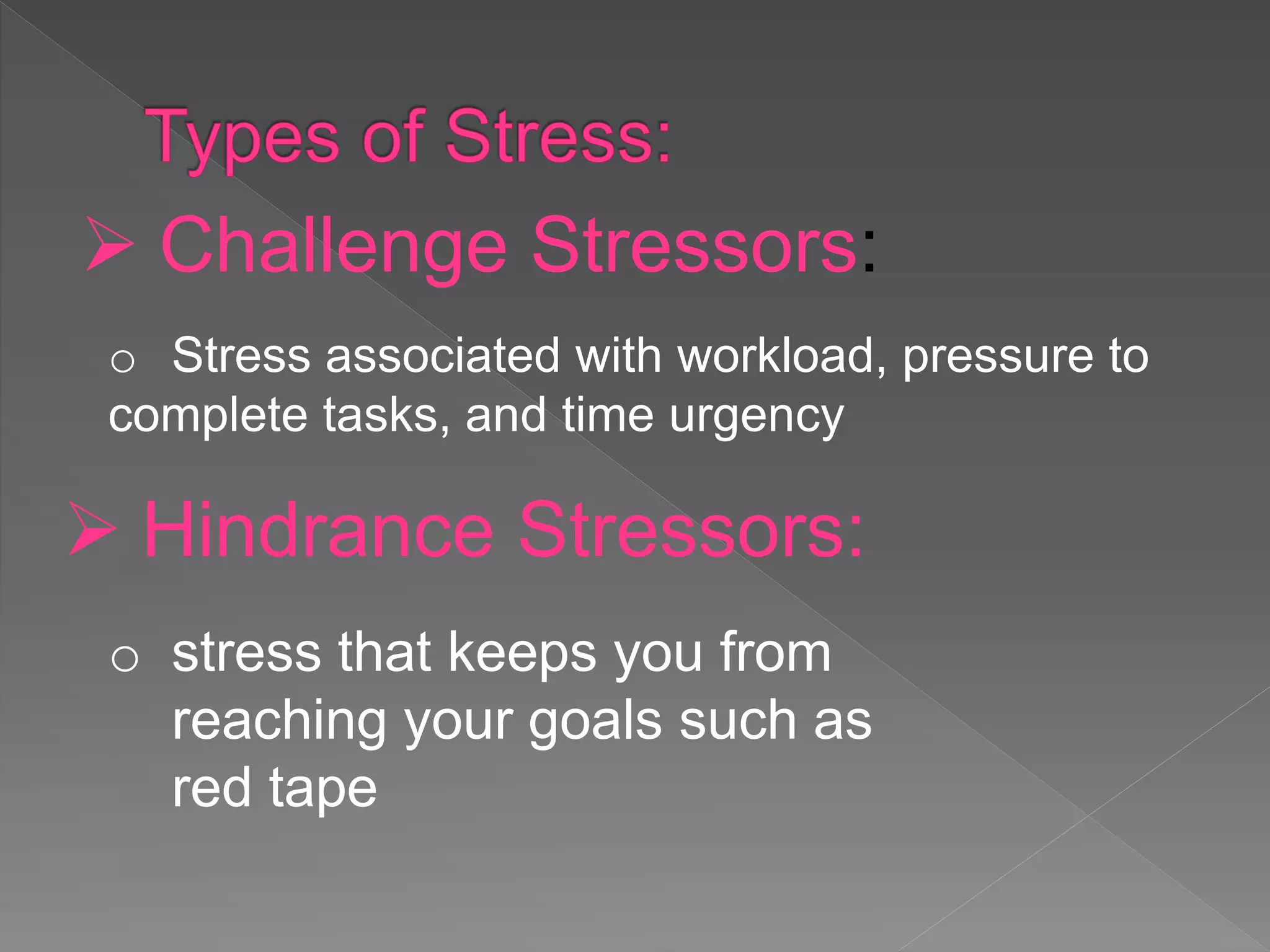 organizational change and stress management | PPTX