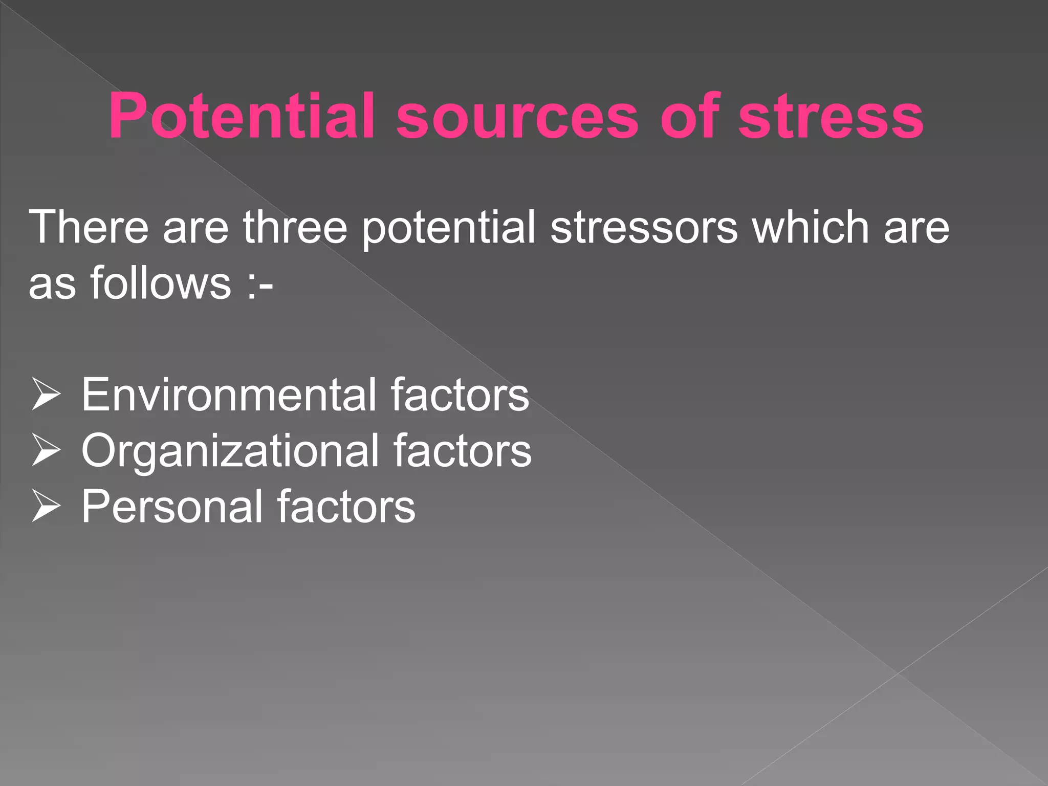 organizational change and stress management | PPTX