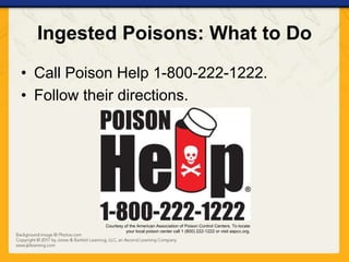 Ch18 presentation poisoning(1) | PPTX | First Aid | Injuries