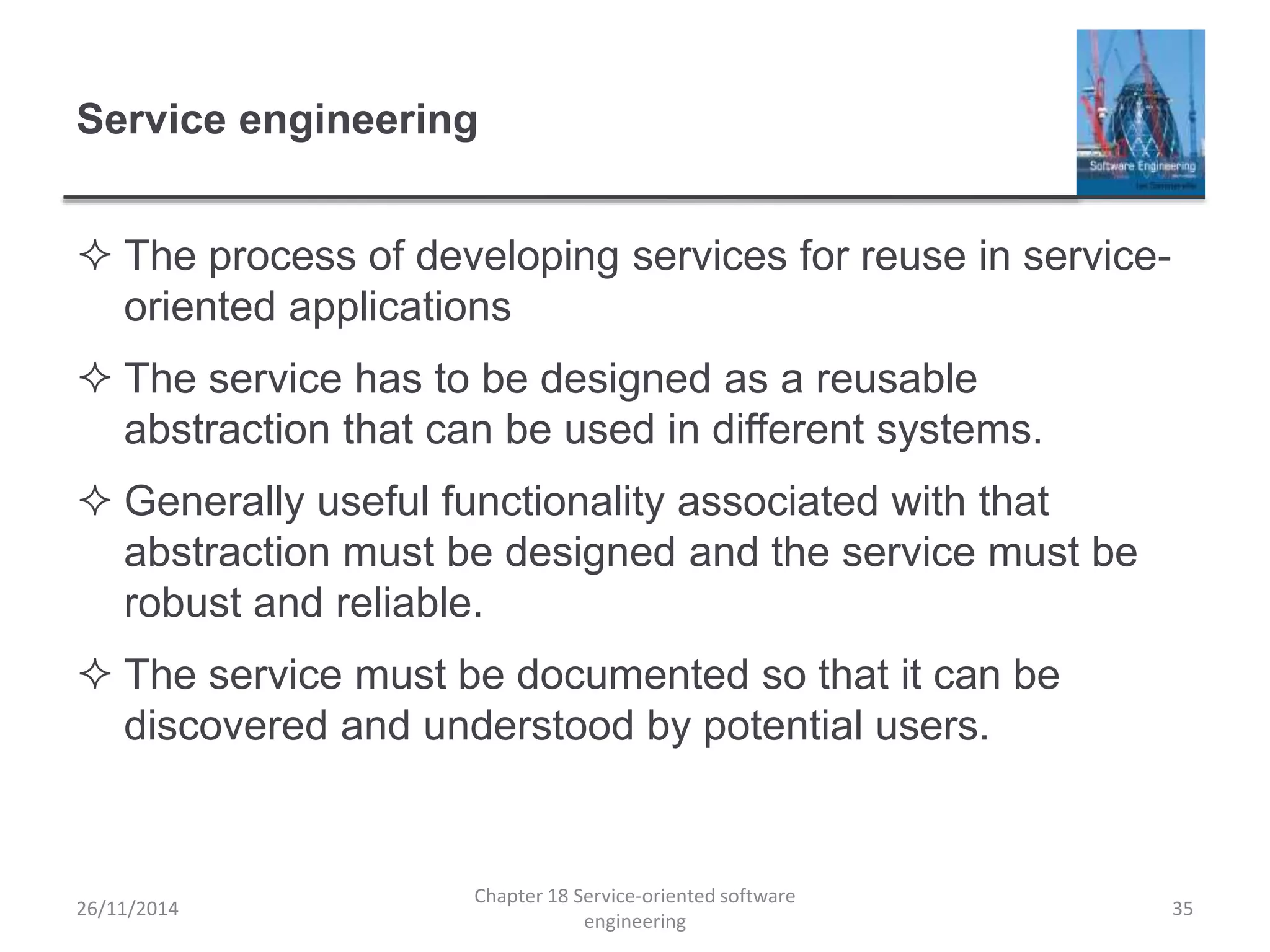 Ch18 service oriented software engineering | PPTX