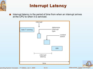 Chapter 19 - Real Time Systems | PPT