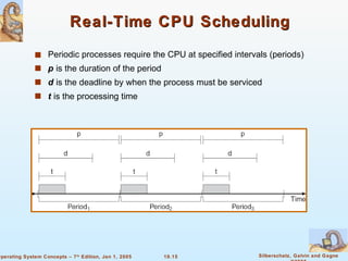 Chapter 19 - Real Time Systems | PPT