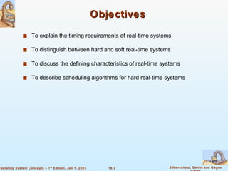 Chapter 19 - Real Time Systems | PPT