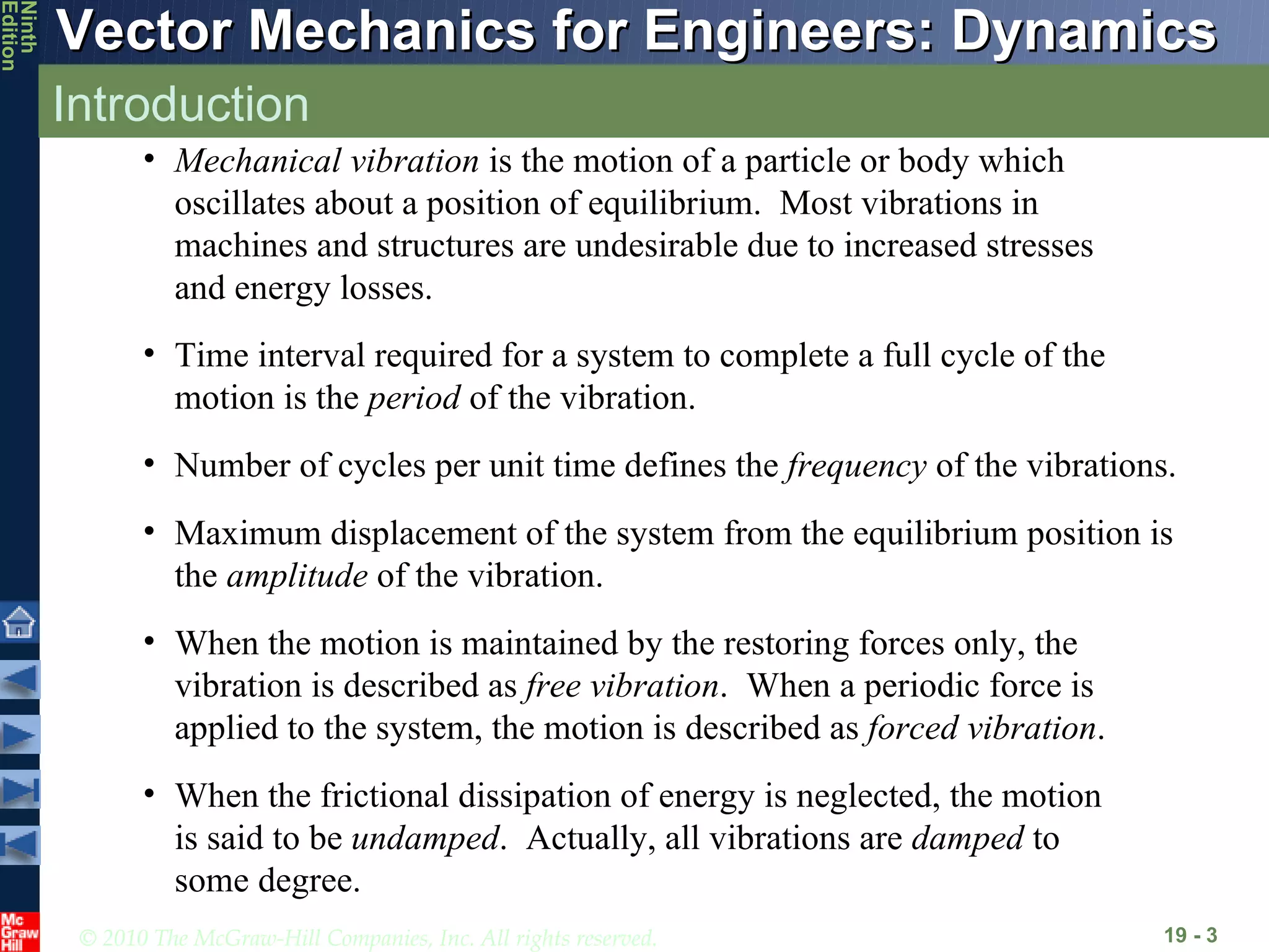 mechanic of machine-Mechanical Vibrations | PPT