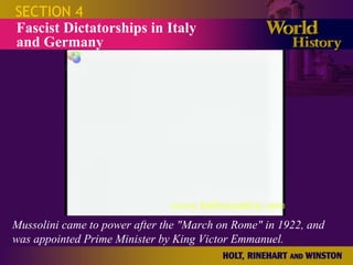 Ch 19.4 mussolini | PPT