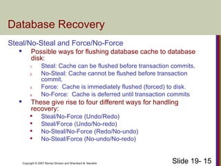 ch19-Database Recovery Techniques, Types of failure.pdf