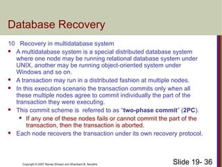 ch19-Database Recovery Techniques, Types of failure.pdf