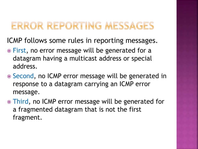 Ch 19 Network-layer protocols - section 2 | PPT