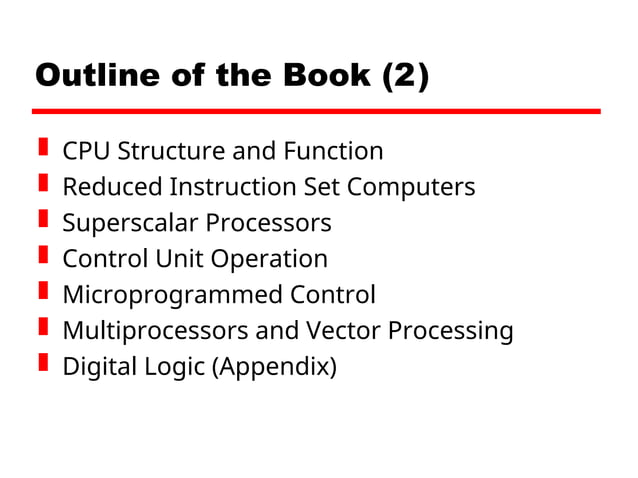 William Stallings Computer Organization and Architecture | PPT