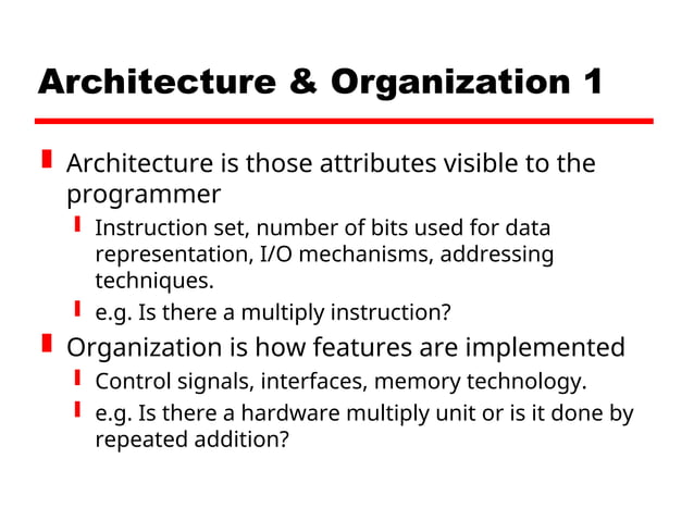 William Stallings Computer Organization and Architecture | PPT