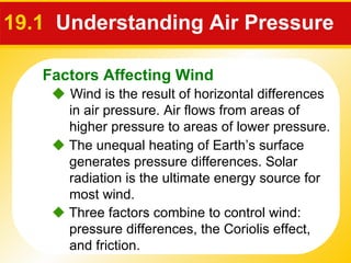 Ch 19 air_pressure_wind | PPT | Weather | Science