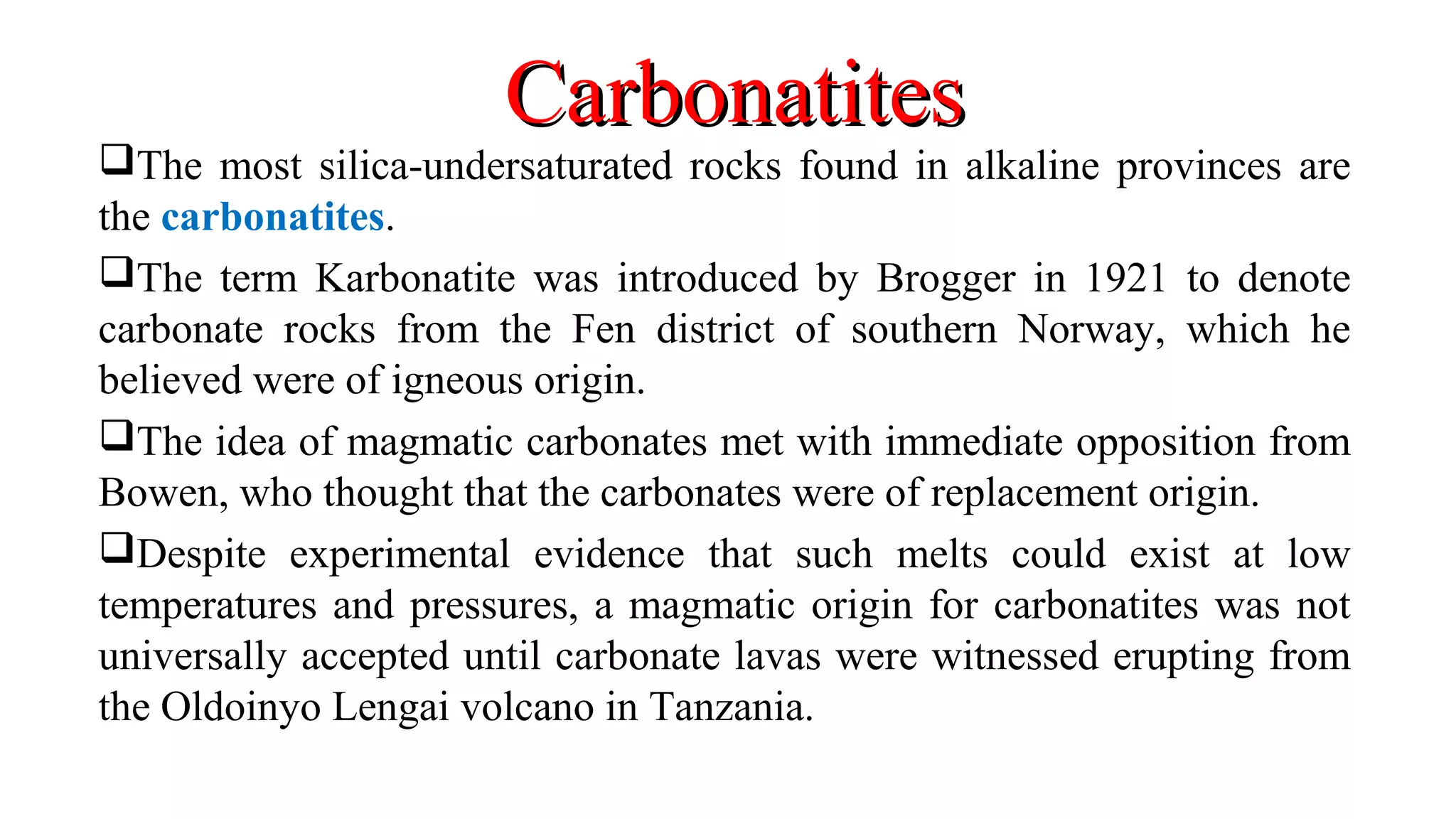 Ch 19 continental alkaline lecture | PPT