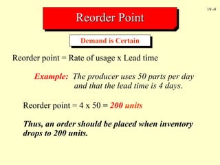 Inventory management , materi mata kuliah manajemen | PPT